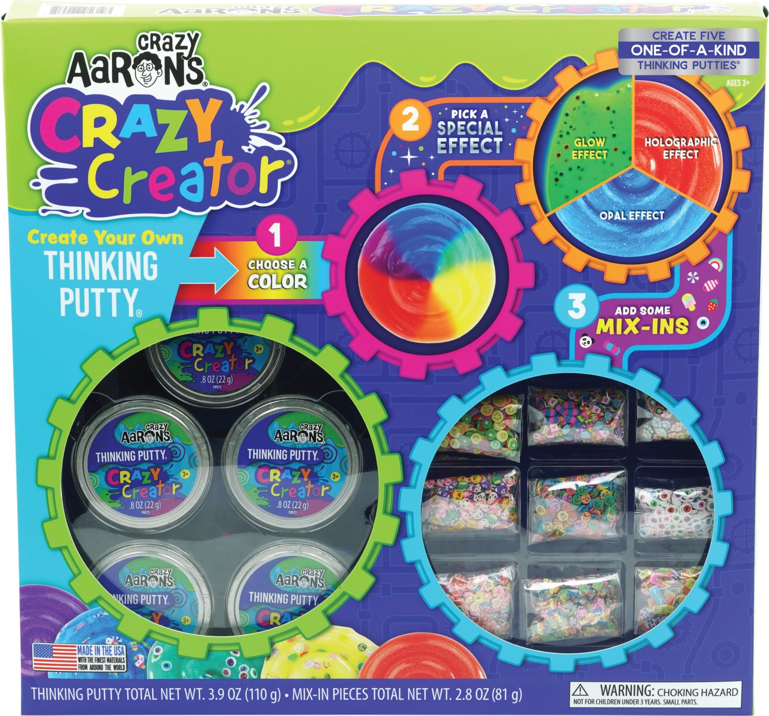 Crazy Aarons Crazy Creator Kit - Create Your Own Thinking Putty – Go ...