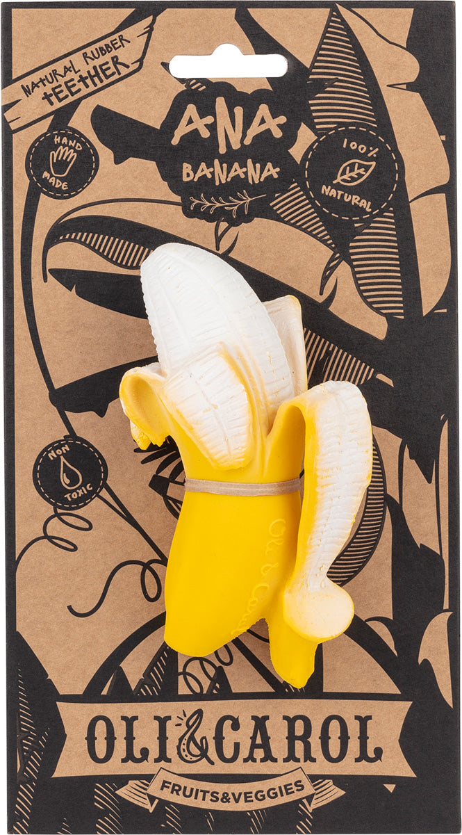Oli & Carol Ana Banana Teether – Go Bananas Toys